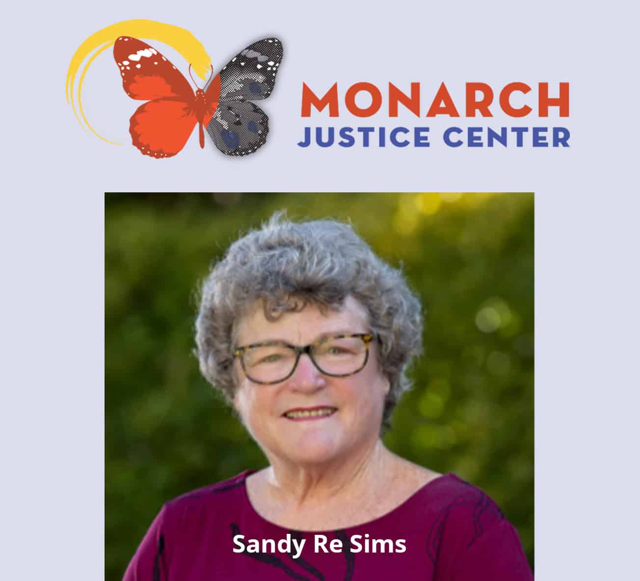 Board Retirement: Sandy Re Sims - Monarch Justice Center | Napa